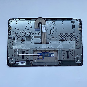 Replacement for HP Chromebook 11 G7 EE Laptop Upper Case Palmrest Keyboard Touchpad Assembly Part L52573-001 EA0G5003010