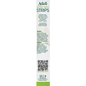 Nad's Hair Removal Strips, 24 Strips (Pack of 2)