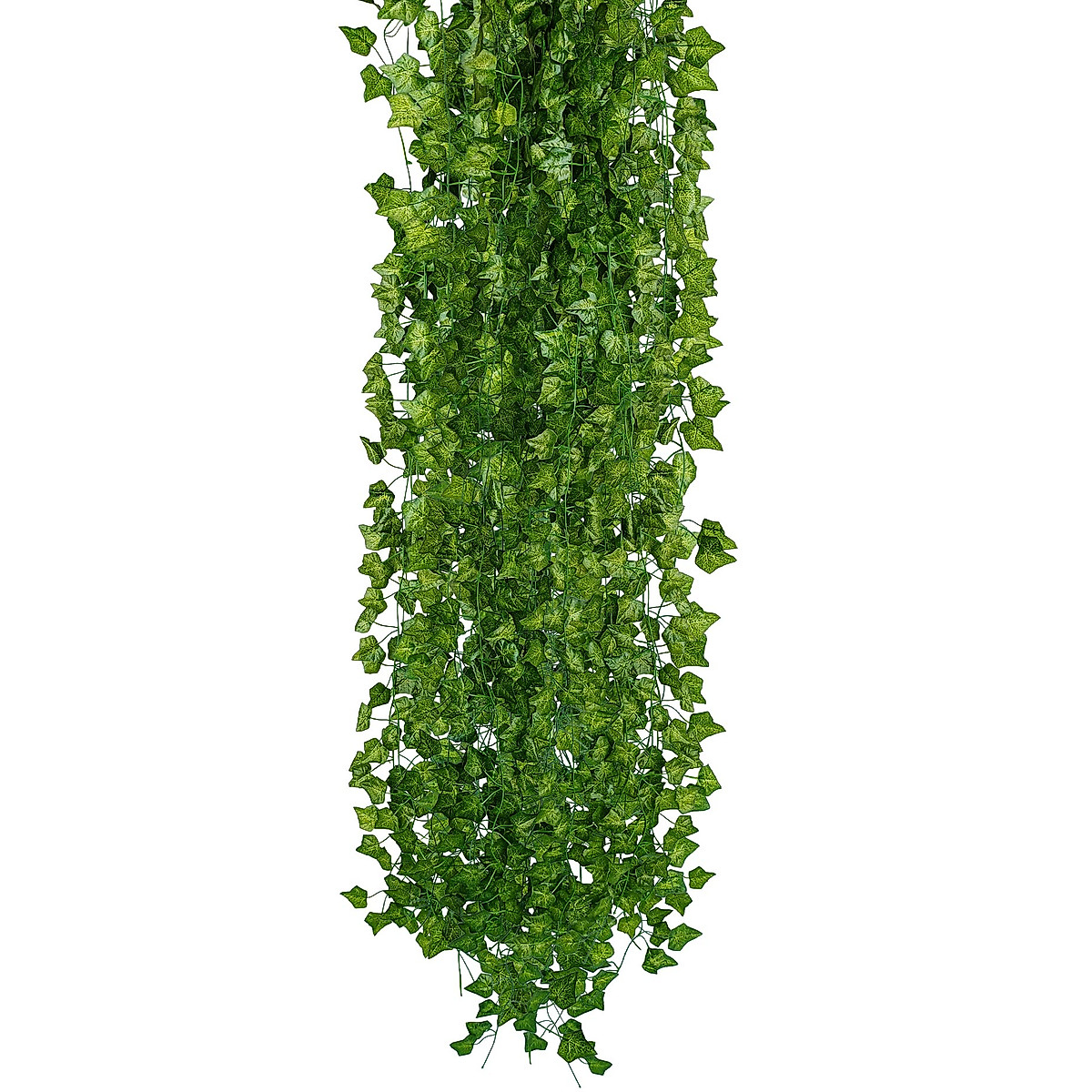 24pcs 168Ft Fake Vines Ivy Leaves Artificial Ivy Garland Greenery Hanging Plants for Wedding Garden Home Office Dorm Wall Decor