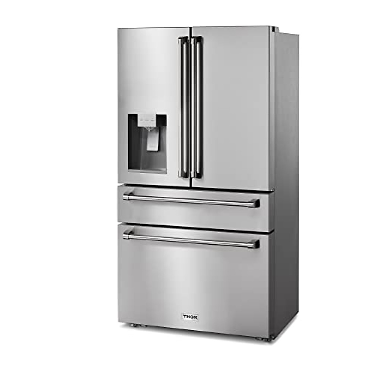 Thor Kitchen 36 Inch Professional French Door Refrigerator with Ice and Water Dispenser - TRF3601FD
