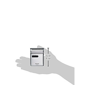 Panasonic Men's Shaver for Traveler ES-RS10-S Silver | DC3V (2 x AA Alkaline) (Japan Model)