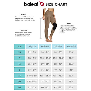 BALEAF Women's Winter Riding Pants Horse Breeches Knee-Patch Fleece Horseback Equestrian Tights Pockets Leggings Brown M