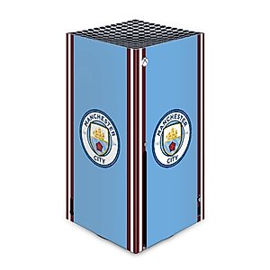Head Case Designs Officially Licensed Manchester City Man City FC 2022/23 Home Kit Logo Art Vinyl Sticker Gaming Skin Decal Cover Compatible with Xbox Series X Console