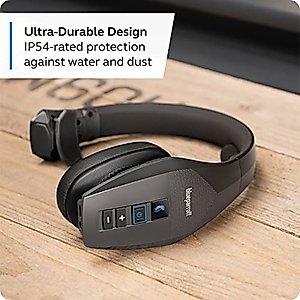 BlueParrott B650-XT Noise Cancelling Bluetooth Mono Headset – Wireless Headset for Clear Calls with Activated Noise Cancellation, Extended Wireless Range and IP54-Rated Protection, Black (Renewed)
