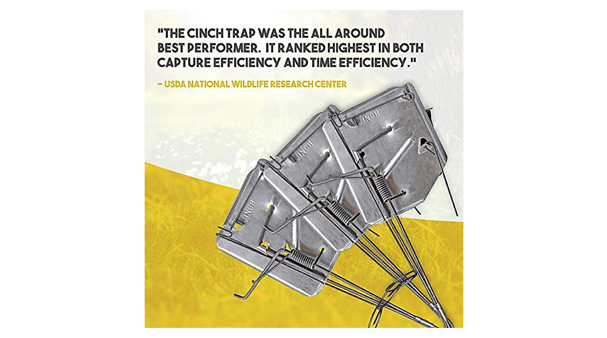 Cinch Gopher Trap Kit - Humane, Heavy-Duty Rodent Control for Gardens