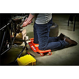 JEGS 81177 Rolling Knee Dolly 250 lb. Capacity ABS High Impact Plastic w/Paddin