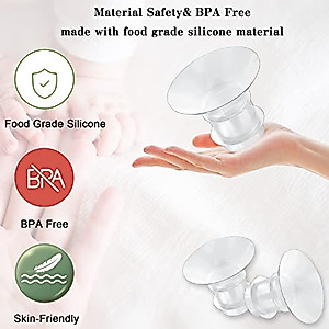 Flange Inserts 13/15/17/19/21mm for Medela,Spectra 24mm Shields/Flanges,Compatible with TSRETE,CPPSLEE,Momcozy S9/S9Pro/S12/S12Pro Wearable Breast Pump,Reduce 24mm Nipple Tunnel Down to 5pcs