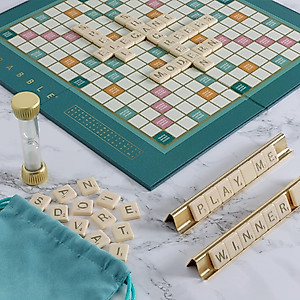 WS Game Company Scrabble Del Mar Shagreen Edition