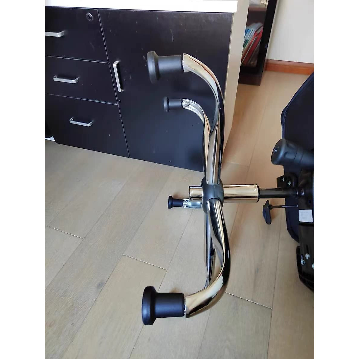 5PCS High Profile Bell Glides 2.5" Replacement Office Desk Chair or Stool Swivel Caster Wheels,Easy Conversion from Wheeled Casters to Stationary Feet to Protect Wood or Hardwood Floor