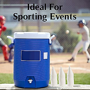 Upper Midland Products 200 Disposable Snow Cone Paper Cups Funnel 5 Oz