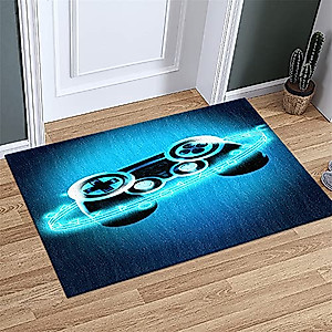 Gaming Rugs for Boy's Bedroom​ Ultra Soft Rugs for Bedroom ​Applies to Teens for Girls Kids Room Crystal Velvet Gamer Rug Indoor Floor Sofa Rugs for Living Room ​Game Room Decor
