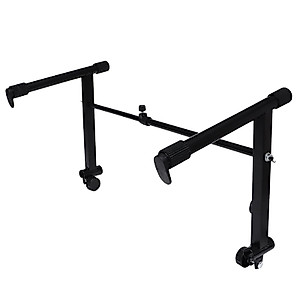1 set Piano Keyboard Stand, Height- adjustable Electronic Keyboard Holder, Electronic Piano Rack for Digital Pianos Practical Bracket