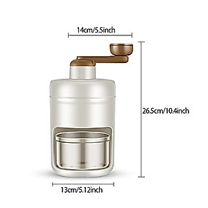YEJAHY Ice Shaving Machine, Snow Cone Crusher, Advanced Manual Ice Shaving Machine, Household Kitchen Utensils, And A Freezing Mold For Making Smoothies