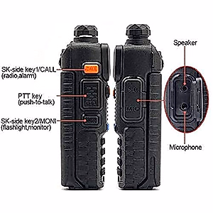 Baofeng UV-5R Ham Two Way Radio Upgrade Version (144-148/420-450Mhz), Dual Band Walkie Talkie