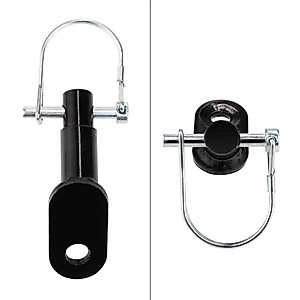 Universal Bike Trailer Coupler Bicycle Traction Head for Child Cargo and Pet Bicycle Trailers Portable Mount Adapter