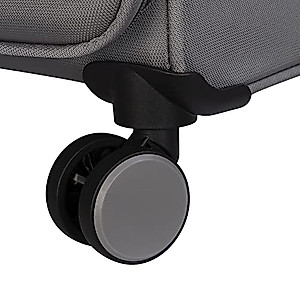 it luggage Census 32" Softside Checked 8 Wheel Spinner, Grey Skin