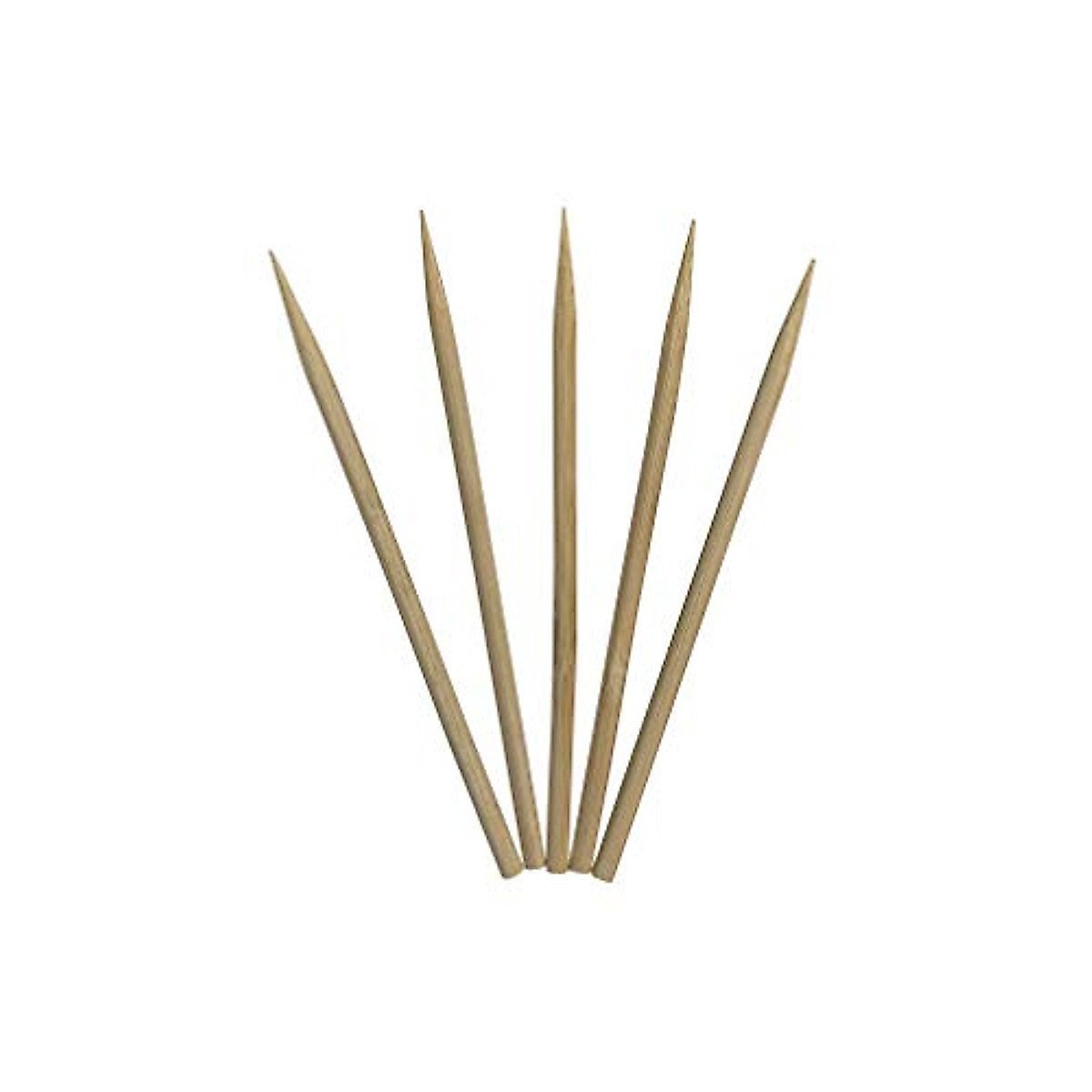 KingSeal Natural Bamboo Wood Meat Skewers, Kebab Sticks - 4.5 Inches, 3.5mm Diameter, 1000 Count