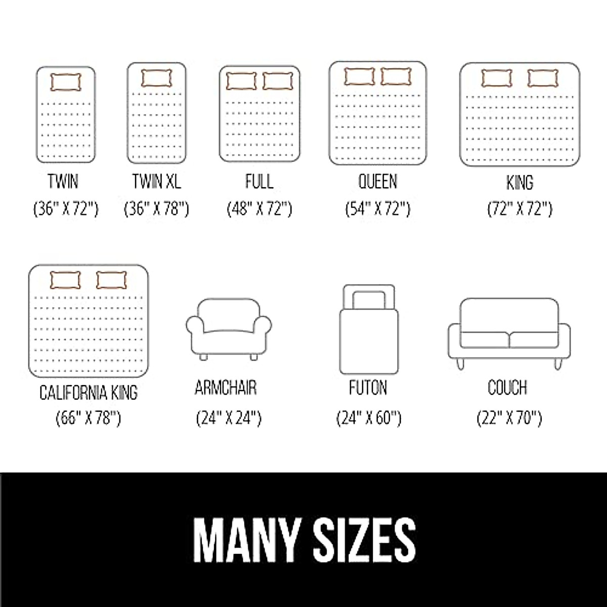 Gorilla Grip Original Mattress Slide Stopper and Gripper, Queen, Keep Bed and Topper Pad from Sliding for Sofa, Couch, Chair Cushion, Mattresses, Easy Trim, Slip Resistant, Grips Helps Stop Slipping