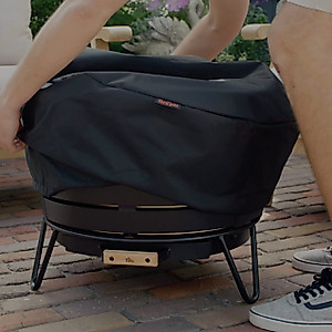 TIKI Brand Smokeless 24.75 in. Patio Fire Pit + TIKI Brand Fire Starter (20 Packs)