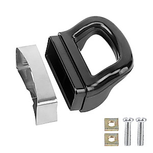 2Pcs Pot Short Side Handles Sauce Pot Panhandle Cooker Steamer Holder Handle Replacement Handgrip for Metal Pressure Pan Black Type A One Size