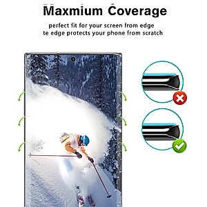 [2+2 Pack] Galaxy Note 10 Screen Protector, Camera Protector, 9H Tempered Glass Scratch Resistant, Ultrasonic Fingerprint Support, 3D HD Curved, for Samsung Galaxy Note 10 (6.3 Inch)