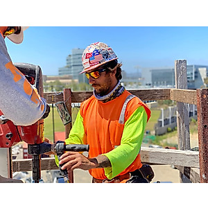 Bomber TR103-RM Safety Goggles & Glasses, Black Frame/Red Lens