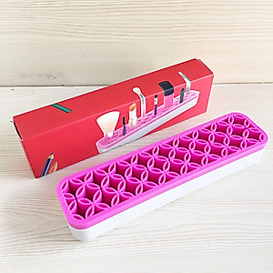 Anddyam Desktop Organizers ,Cosmetic Storage Box& Desktop Storage Box Pink