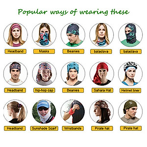 3D Transformers Neck Scarf Face Sun Scarf Balaclava Bandana Biker Headwear UV for Women Men Fishing Hunting Motorcycles Cycling Outdoor Sport