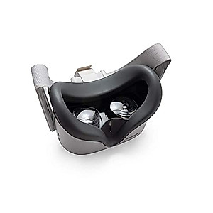 VR Cover for Meta/Oculus Quest 2 - Silicone Meta/Oculus Quest 2 Face Cover (Grey)