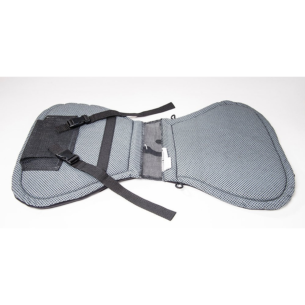 Yakpads High Back Cushioned Seat Pad, Gel Seat Pad for Kayaks, Portable Seat Cushion for Outdoor Watersports and Recreation - Cascade Creek (High Back)