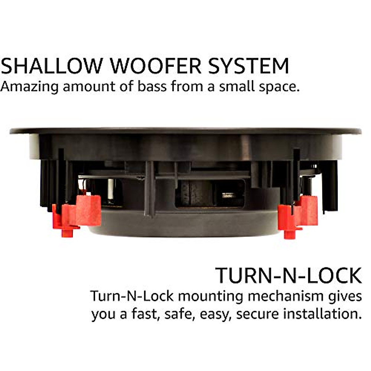 EARTHQUAKE Sound SUB8 Passive in-Wall/in-Ceiling 8" Subwoofer