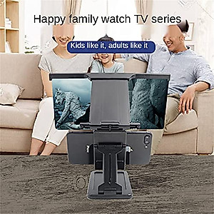 WALNUTA Mobile Phone Screen Magnifying Glass Folding Split Blu-ray HD 3D Portable Lazy Bracket Magnifying Glass