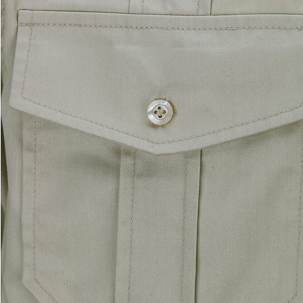 Mens Adventure Shirt Jones Jr. Shirt Raiders Safari Costume Dr. Henry Tops with Pockets Halloween Cosplay Hiking Outfit (Small) Light Khaki