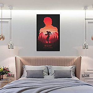 BLUDUG Japanese Anime Baki The Grappler Poster Hanma Baki Poster (20) Canvas Painting Wall Art Poster for Bedroom Living Room Decor20x30inch(50x75cm)