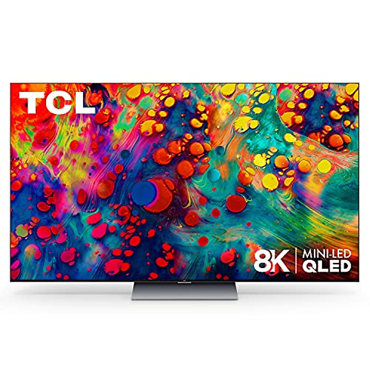 TCL 65-inch Class 6-Series 8K Mini-LED UHD QLED Dolby Vision HDR Smart Roku TV - 65R648, 2021 model