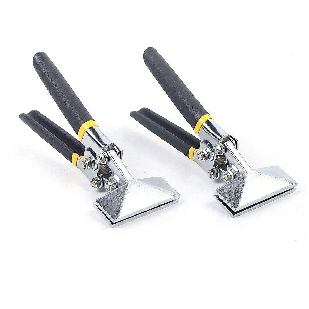 2PCS Flat Jaw Welding Welder's Pliers Hand Sheet Metal Bender Bending Tool Sheet Metal Welding Locking Pliers Metal Bending Folding Welding Tool 8.7"