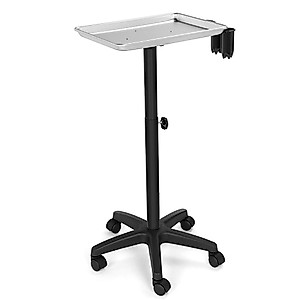 Kaleurrier Beauty Hair Salon Spa Equipment Rolling Trolley Cart Mobile Tool Storage Tray Instrument Stand