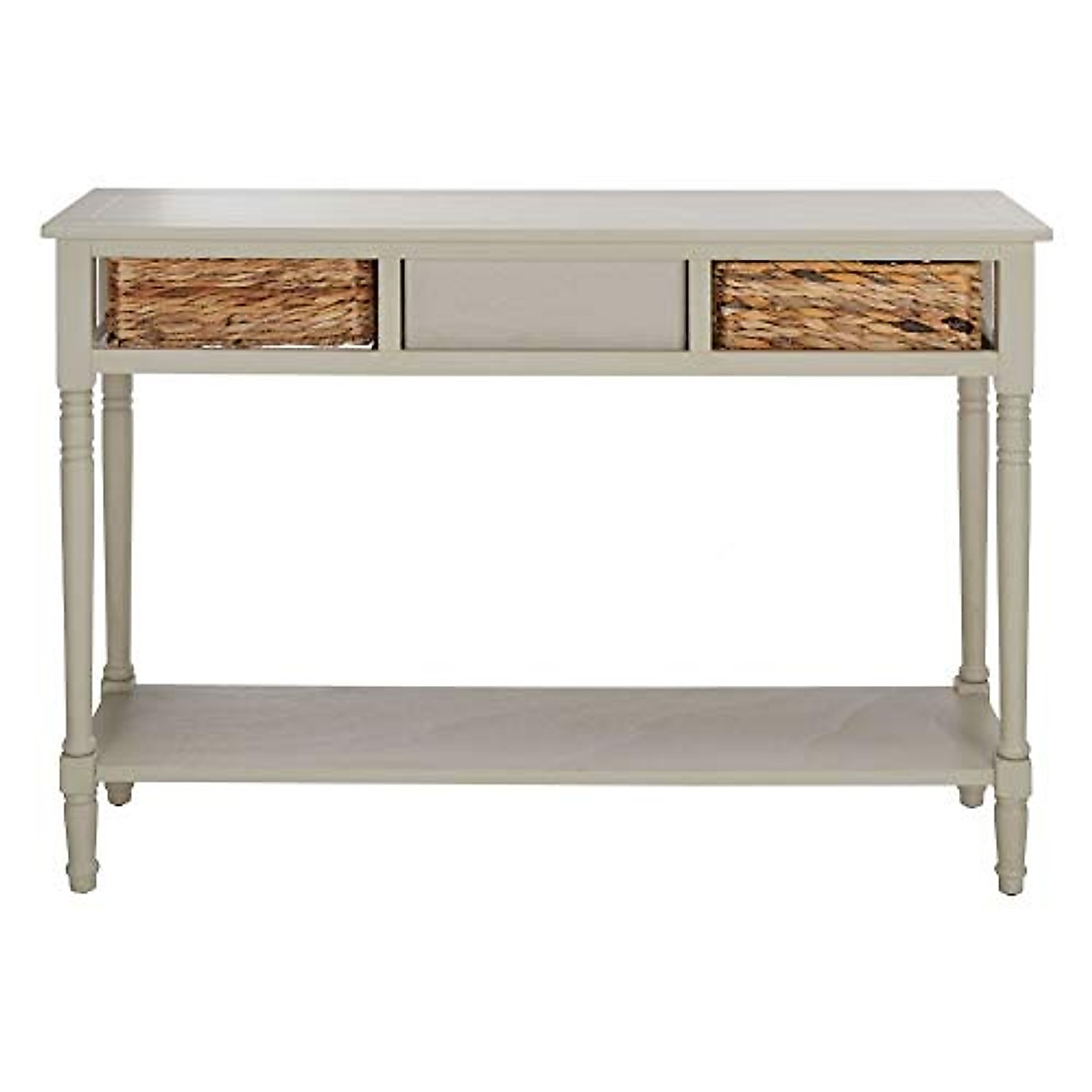 Safavieh Home Collection Christa Vintage Grey 3-Drawer Storage Console Table
