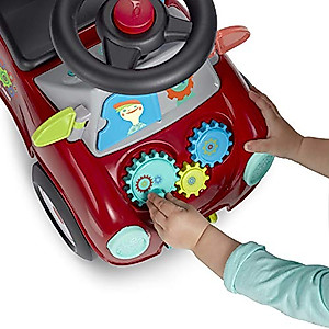 Radio Flyer Busy Buggy, Sit to Stand Toddler Ride On Toy, Ages 1-3, Red Kids Ride On Toy