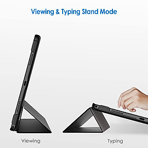 JETech Case for Samsung Galaxy Tab A8 10.5-Inch 2022 (SM-X200/X205/X207), Slim Lightweight Stand Protective Tablet Cover with Auto Wake/Sleep (Black)