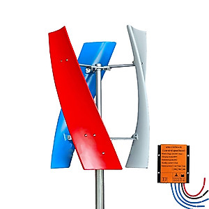 QAZNHODDS 9000W Wind Turbine Generator Kit, 12V 24V 48V 220V with MPPT Controller Wind Turbines Electricity Producer Equipment Home Power Energy Kit,220V