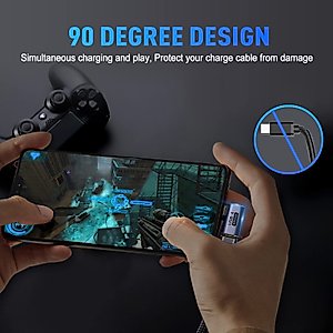 V VCOM USB C 90 Degree Adapter (2 Pack), 40Gbps Data Transfer USB Type C Male to Female Right Angle Extender for Steam Deck,Switch,Thunderbolt4, Laptop, Mobile Phone, Tablet
