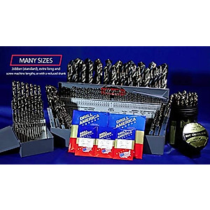 Drill America - GLBCOX61/8 1/8" x 6" Cobalt Aircraft Extension Drill Bit, GLBCO Series