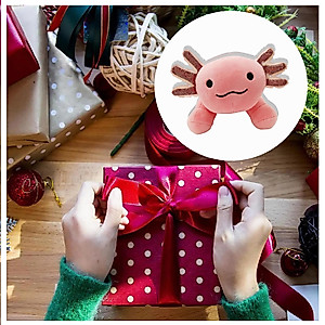 1Pcs Axolotl Plush Toys,10.8 Inch Lovely Soft Stuffed Pillow Dolls Toy Home Decoration for Kids Toddler Adult, Cute and Cuddly Axolotl Stuffed Animal Figure Gifts Christmas Halloween Birthday(Pink)