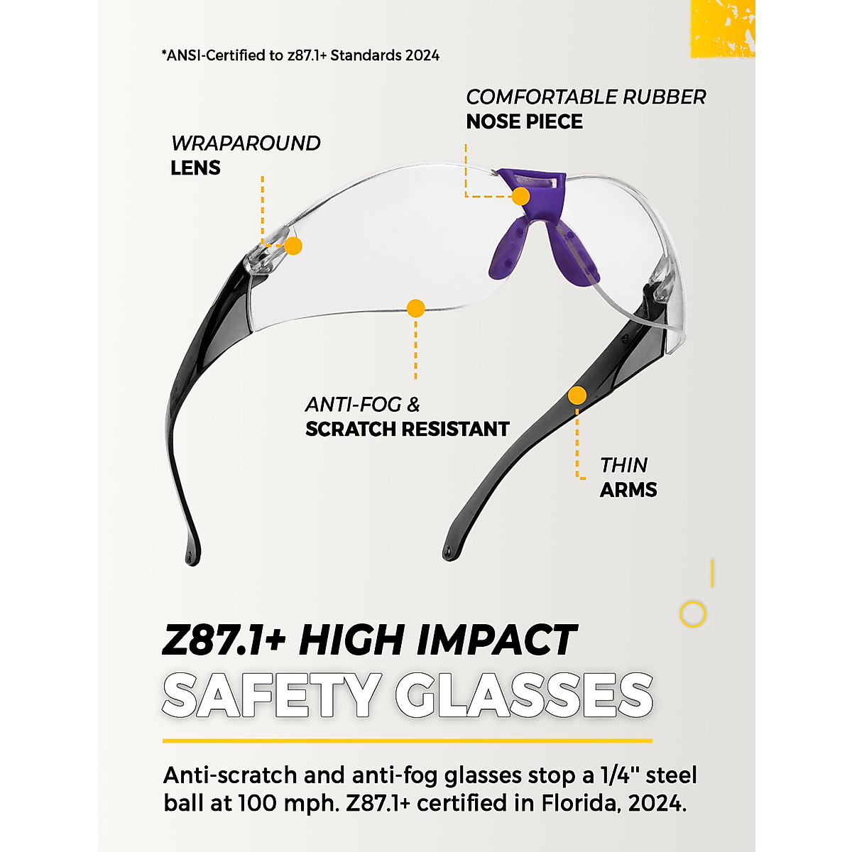 TradeSmart High-Performance Earmuffs for Shooting Range & Shooting Eye Protection Glasses + Firearm Confidence Course Included