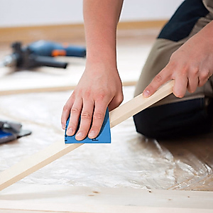 LotFancy 400 Grit Sandpaper, 45PCS, 9 x 3.6 Dry Wet Sand Paper, Silicon Carbide Sanding Sheet for Metal Automotive Wood Furniture Sanding, Polishing, Finishing