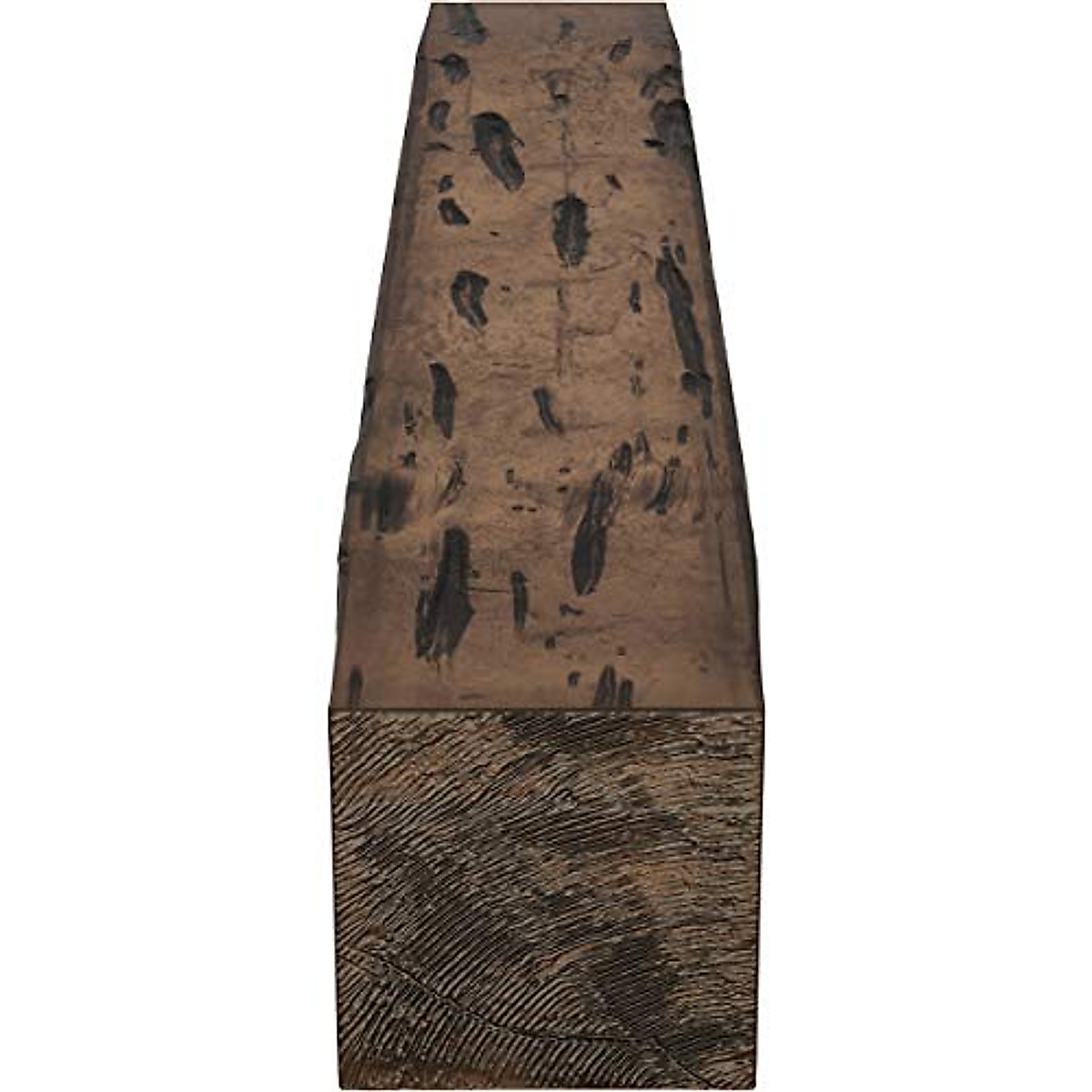 Ekena Millwork MANUPC04X04X60ZD Pecky Cypress Faux Wood Fireplace Mantel, 4"H x 4"D x 60"W, Premium Aged