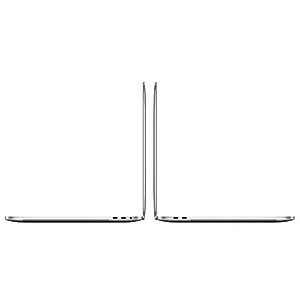 Apple MacBook Pro 15-inch w/ Touch Bar (Mid 2018), 220ppi Retina Display, 6-Core Intel Core i7, 512GB PCIe SSD, 16GB RAM, macOS 10.13, Silver (Renewed)