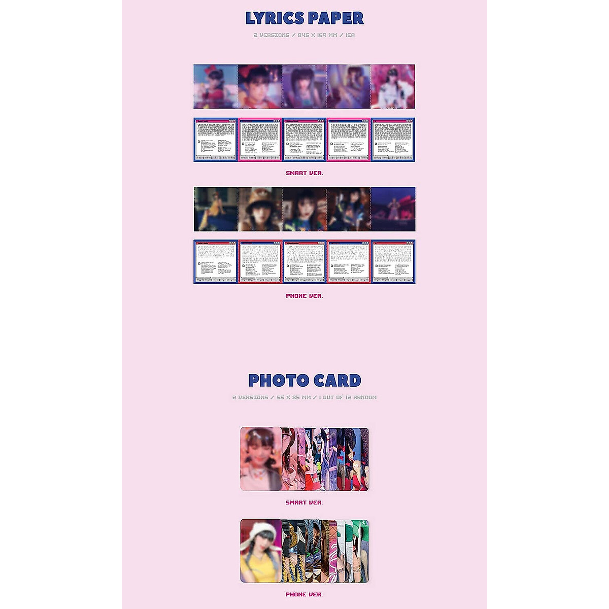 Dreamus YENA - SMARTPHONE (2nd Mini Album) CD (SMART+PHONE ver. SET)