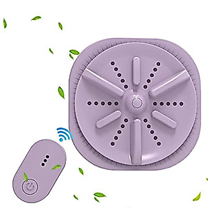 xiaoguozi Portable Mini Washing Machine,Mini Ultrasonic Washing Machine Turbine Small Washers with USB,Mini Washer Automatic Turbine Washer for Cleaning Sock, Underwear, Small Rags